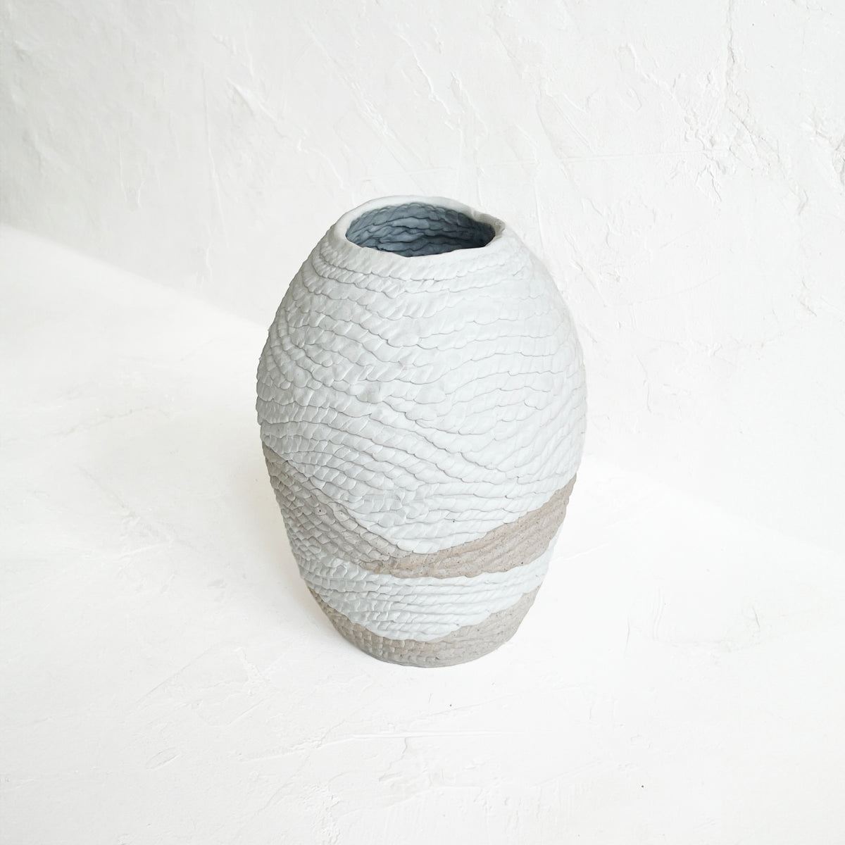 Coiled Vase in Cream and Brown – Wilderhouse